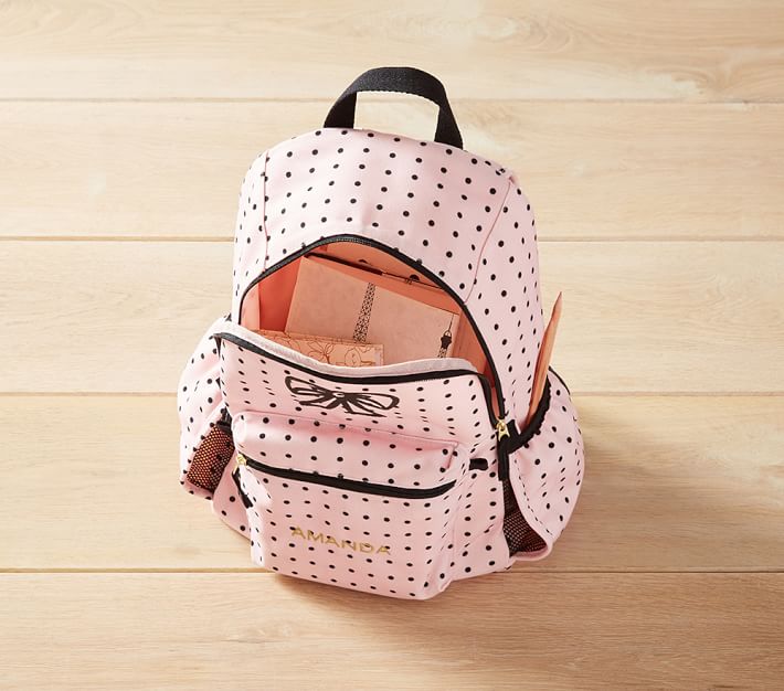 The Emily & Meritt Dotty Bow Girls Backpack | Pottery Barn Kids