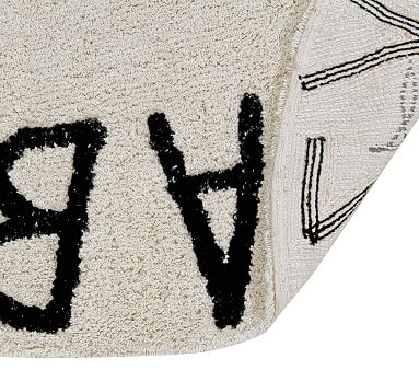 Lorena Canals Washable ABC Round Modern Kids Rug | Pottery Barn Kids