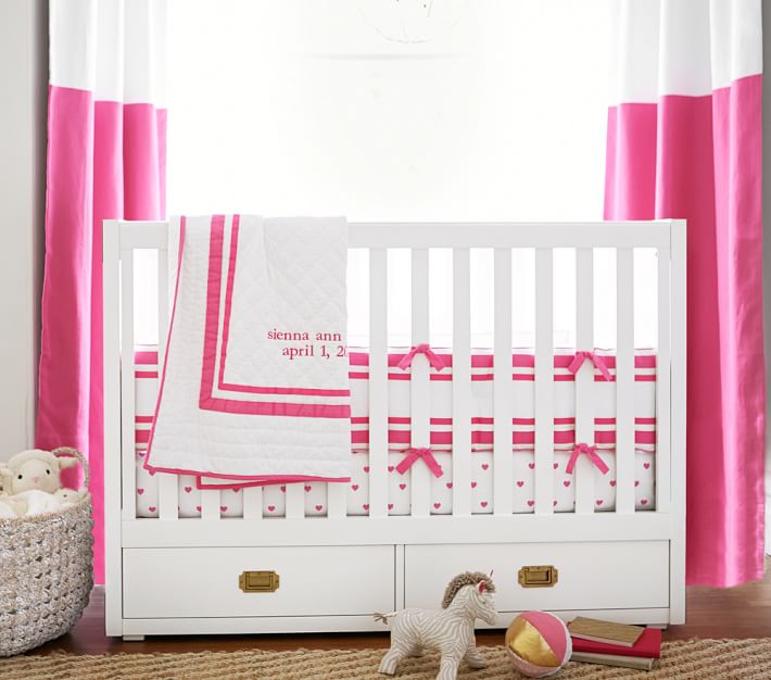 Organic Heart Crib Sheets | Pottery Barn Kids