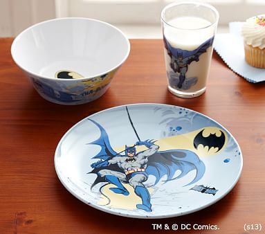 BATMAN™ Kids Dinnerware Set | Pottery Barn Kids