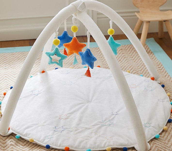 Preppy Plush Baby Activity Gym | Baby Toy | Pottery Barn Kids