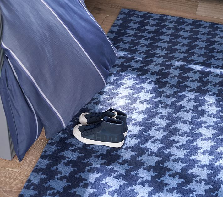 Houndstooth Rug | Patterned Rugs | Pottery Barn Kids