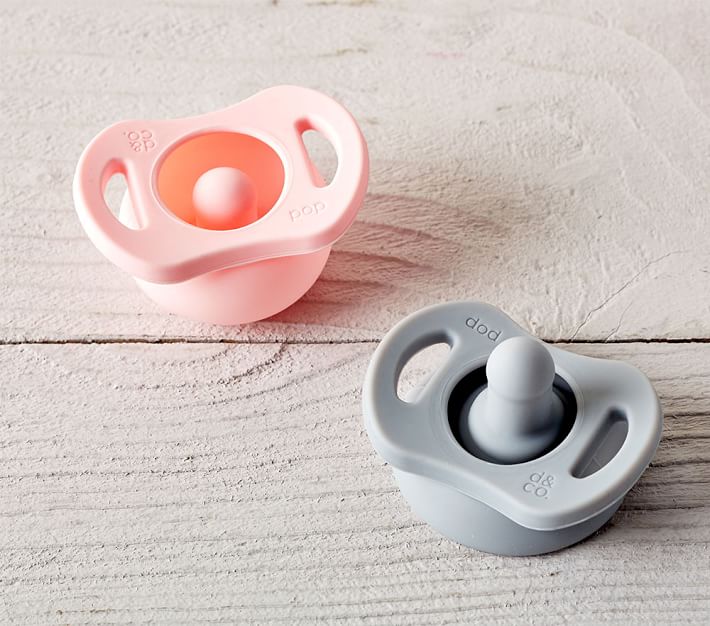 Doddle & Co. Pop Silicone Pacifier Twin Pack | Teething Toys | Pottery ...