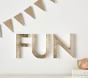 Champagne Lacquer Wall Letters | Pottery Barn Kids