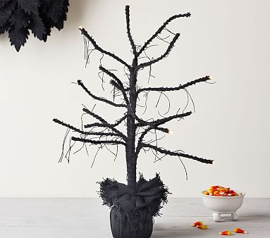 Light Up Halloween Tree Decoration | Pottery Barn Kids