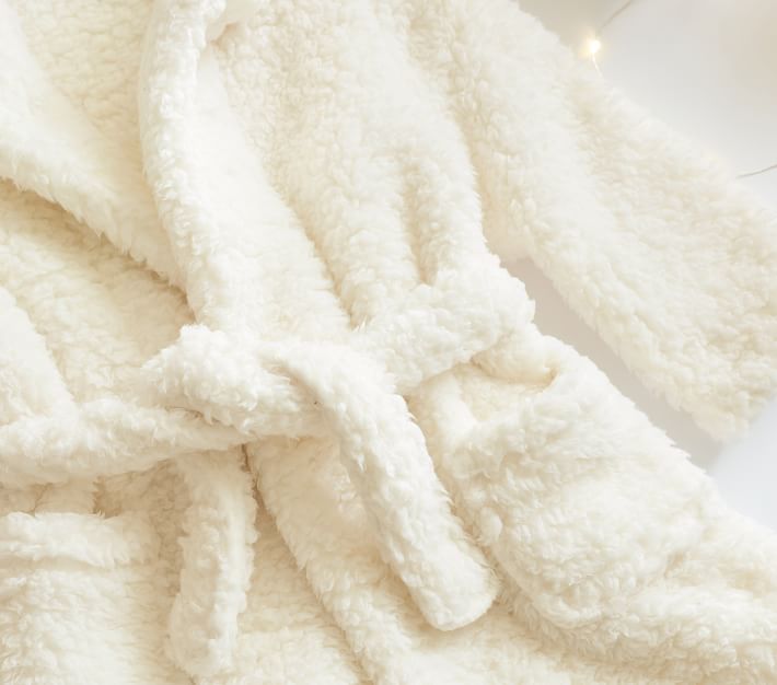 Solid Sherpa Robes | Pottery Barn Kids