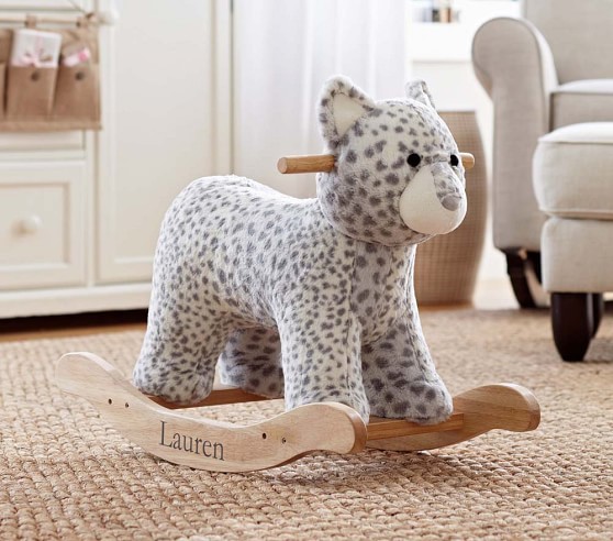 Snow Leopard Rocker | Pottery Barn Kids