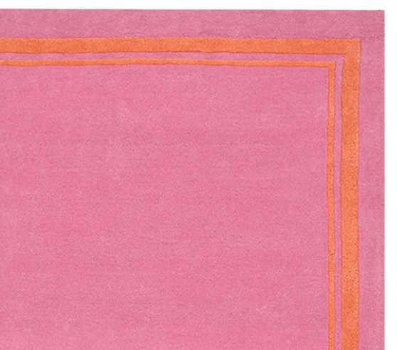 Bright Pink & Orange Harper Rug | Solid Color Rug | Pottery Barn Kids