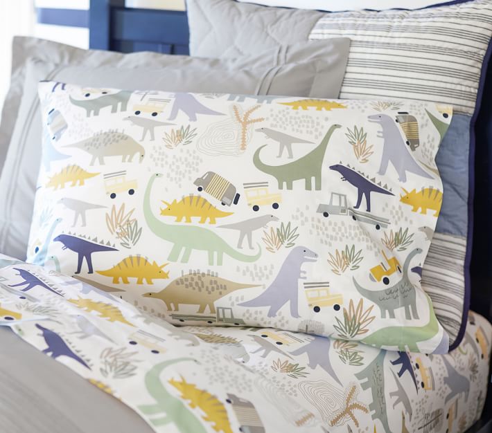 Mason Dino Friends Kids' Sheet Set | Pottery Barn Kids