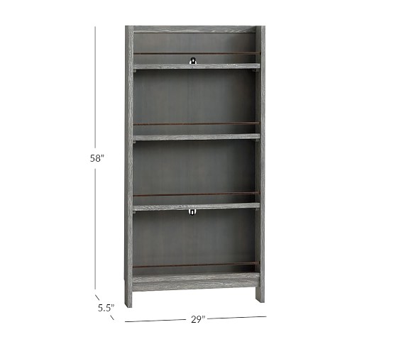 Charlie 4-Shelf Kids Bookshelf | Pottery Barn Kids