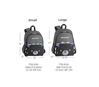 Critter Charcoal Dino Kids Backpacks | Pottery Barn Kids
