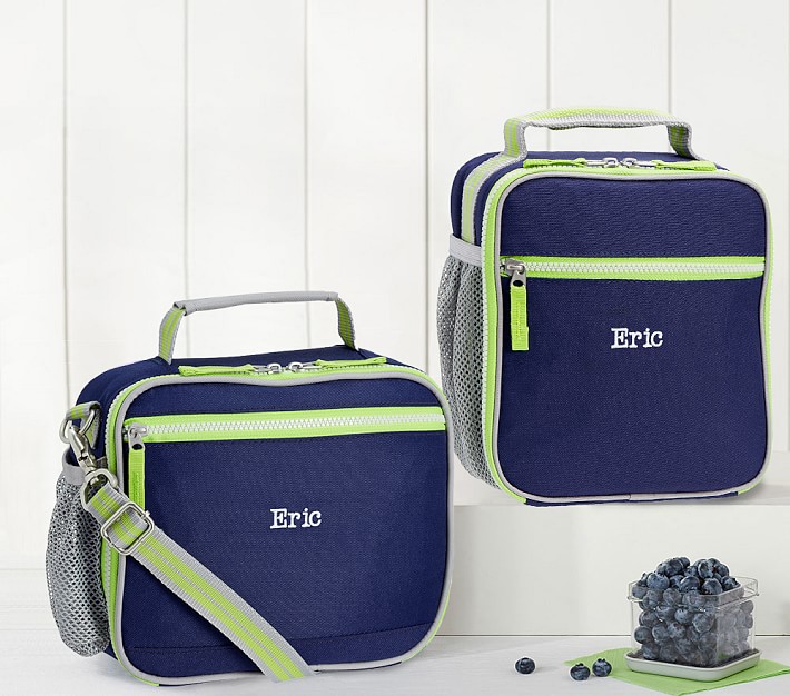 Navy Solid Glow-in-the-Dark Kids Lunch Box | Pottery Barn Kids