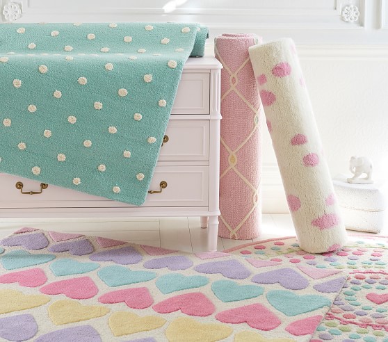 Heart Strings Rug | Patterned Rugs | Pottery Barn Kids