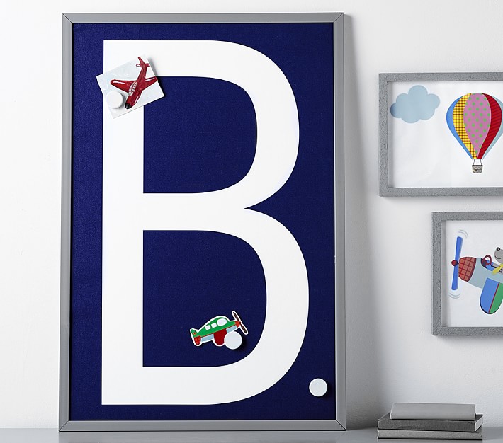 Blue Letter Kids Magnet Board | Pottery Barn Kids