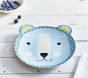 Blue Bear Kids Plate | Pottery Barn Kids