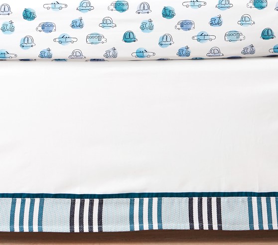 Cruz Car Crib Bedding Set | Pottery Barn Kids
