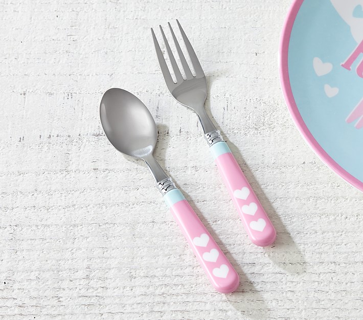 Heart Kids Utensils | Pottery Barn Kids