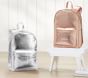 Monique Lhuillier Silver Metallic Kids Backpack | Pottery Barn Kids