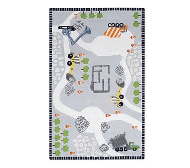 Construction Rug | Patterned Rugs | Pottery Barn Kids
