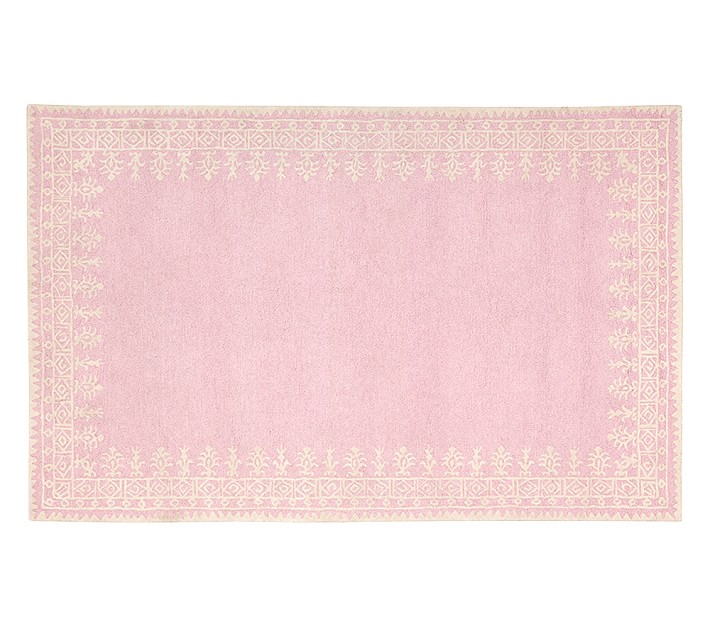 Taza Rug - Pink | Patterned Rugs | Pottery Barn Kids