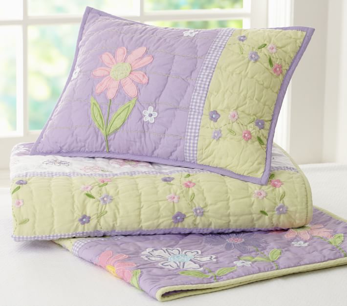 Daisy Garden Crib Bedding Set | Pottery Barn Kids