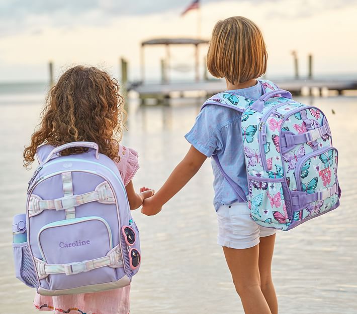 Mackenzie Lavender Iridescent Girls Backpacks | Pottery Barn Kids