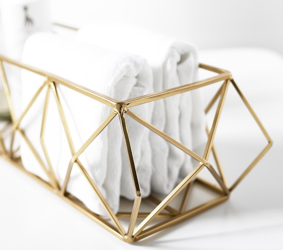 Metal Prism Modern Diaper Caddy | Pottery Barn Kids