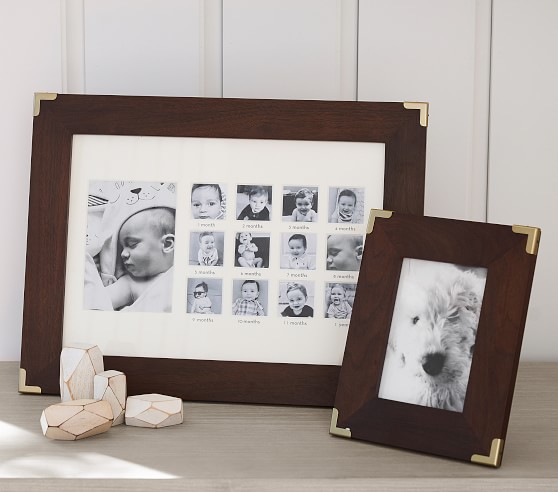 Hudson Wooden First Year Frame | Baby Keepsake | Pottery Barn Kids
