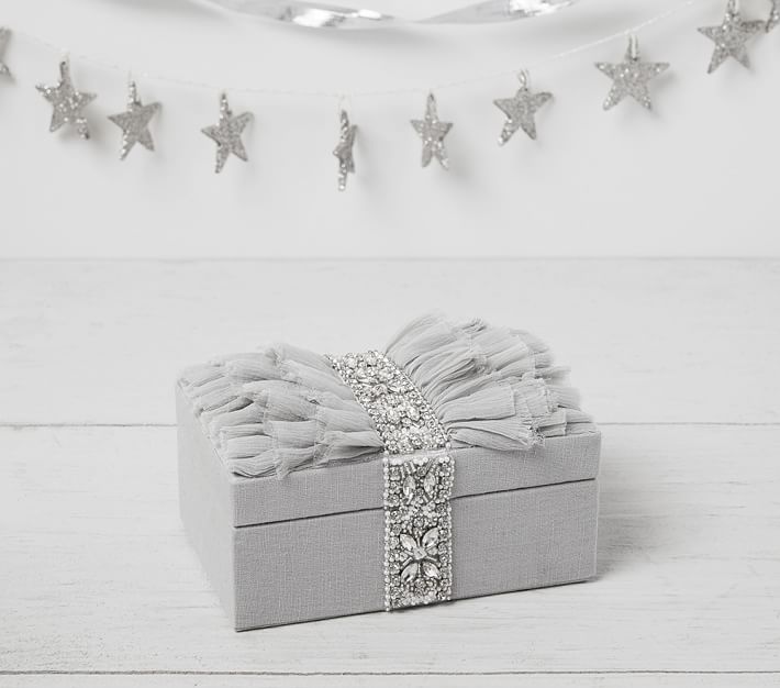 Monique Lhuillier Ruffled Kids Jewelry Box Collection | Pottery Barn Kids