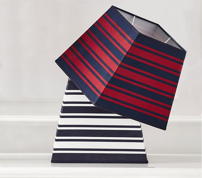 Charlie Rugby Shade | Kids Lamp | Pottery Barn Kids
