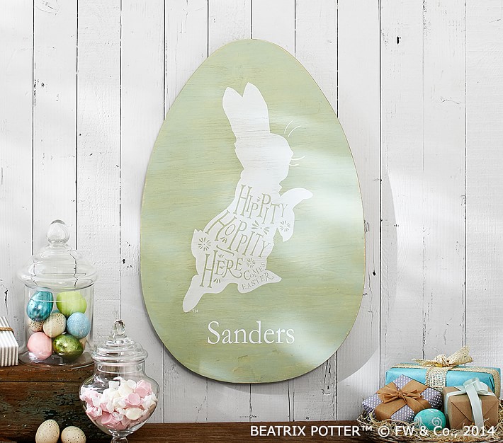 Peter Rabbit™ Wall Plaque | Easter Decorations | Pottery Barn Kids