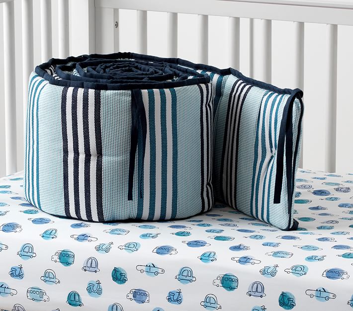 Cruz Car Crib Bedding Set | Pottery Barn Kids