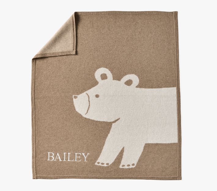 Cashmere Bear Baby Blanket | Pottery Barn Kids