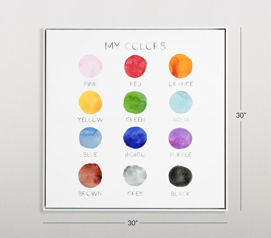 My Colors Wall Art | Pottery Barn Kids