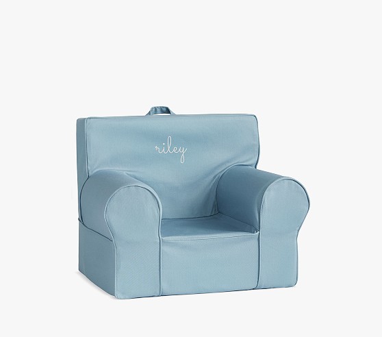 Anywhere Chair®, Light Blue Twill | Pottery Barn Kids