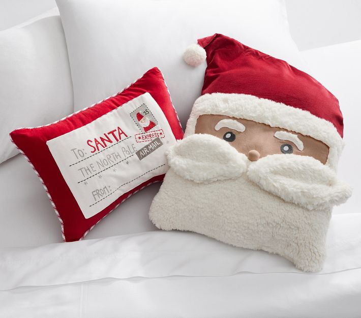 Letter to Santa & Santa-Shaped Pillow Bundle | Pottery Barn Kids