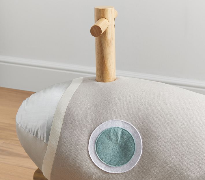 Light-Up Musical Rocket Plush Nursery Rocker | Pottery Barn Kids