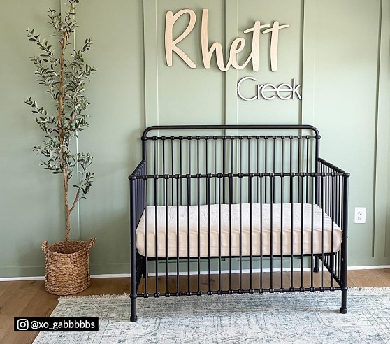 Namesake Winston 4-in-1 Metal Convertible Crib | Pottery Barn Kids