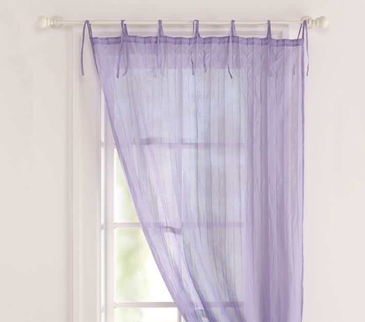 Twisted Sheer Curtain | Pottery Barn Kids