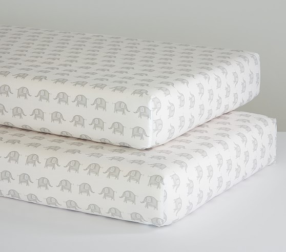 Organic Taylor Crib Sheets - Set of 2 | Pottery Barn Kids