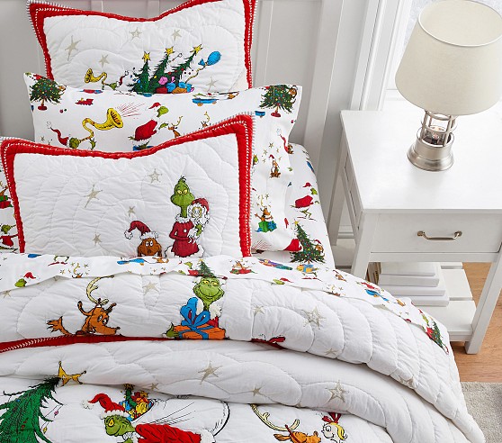 Grinch Kids Quilt | Pottery Barn Kids