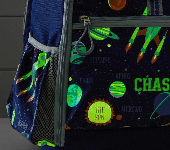 Mackenzie Navy Solar System Glow-in-the-Dark Adaptive Backpack & Lunch ...