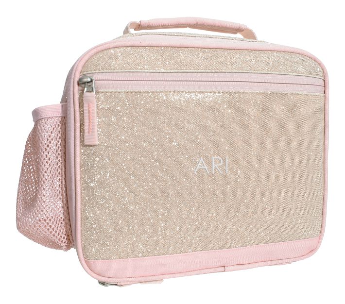 Mackenzie Blush/Gold Glitter Lunch Boxes | Pottery Barn Kids