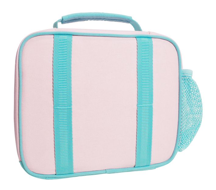 Mackenzie Pink Rainbows Chenille Lunch Boxes | Pottery Barn Kids