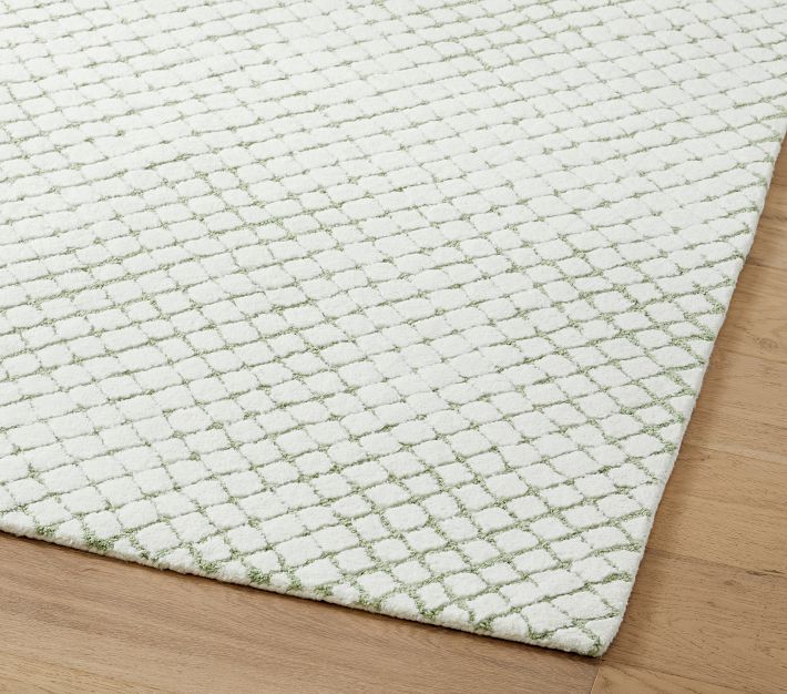 Performance Textured Trellis Rug | Pottery Barn Kids