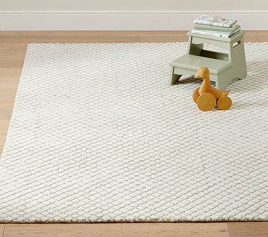 Performance Textured Trellis Rug | Pottery Barn Kids
