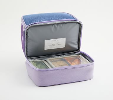 Mackenzie Rainbow Ombre Sparkle Glitter Lunch Boxes | Pottery Barn Kids