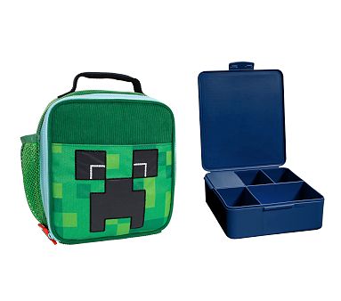 Minecraft™ Creeper Lunch & Bento Bundle, Set of 2 | Pottery Barn Kids
