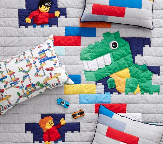 LEGO® Quilt & Shams | Pottery Barn Kids