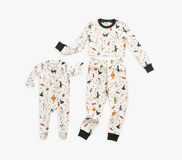 Rifle Paper Co. Halloween Organic Family Pajamas | Pottery Barn Kids